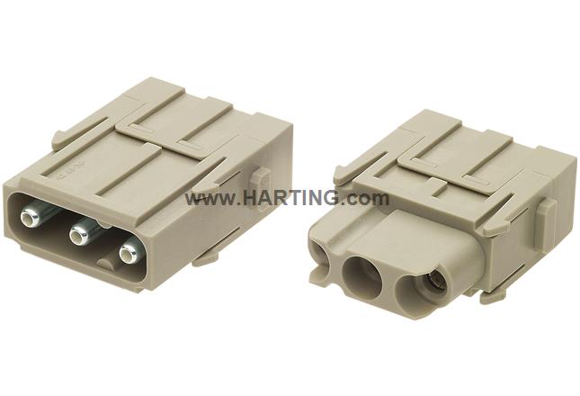 Han-Modular® Female Insert 3 Poles - Nakhornphan Trading 2002
