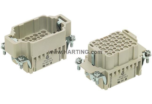 Han® DD Female Insert 42 Poles Crimp termination - Nakhornphan Trading 2002